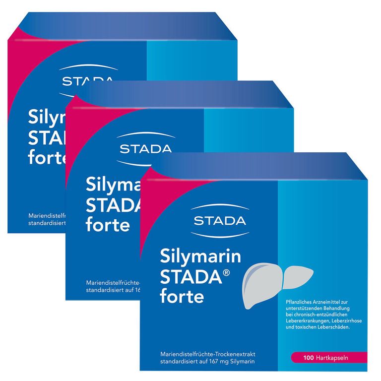 Silymarin STADA® forte, bei chronisch-entzündlichen Lebererkrankungen ...