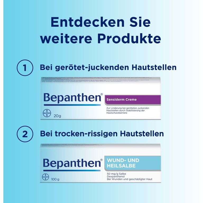 Bepanthen® Sensiderm Creme 2x20 g - Shop Apotheke