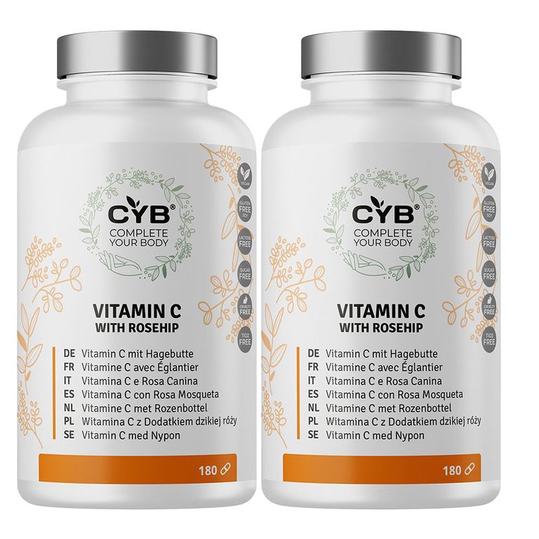 CYB Vitamin C + Hagebutte 2x180 St - Shop Apotheke