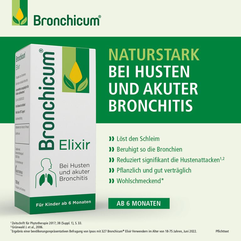 Bronchicum Elixir - Hustensaft bei akuter Bronchitis und Husten 2x100 ...