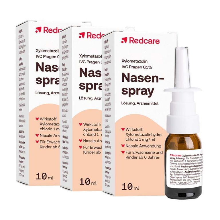 Redcare Xylo 0,1 % Nasenspray 3x10 ml - Shop Apotheke
