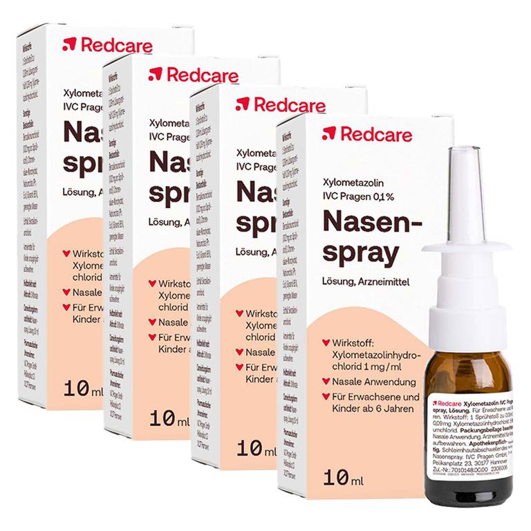 Redcare Xylo 0,1 % Nasenspray 4x10 ml - Shop Apotheke