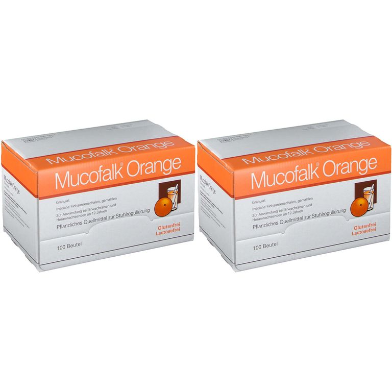 Mucofalk® Orange Granulat 2x100 St - Shop Apotheke