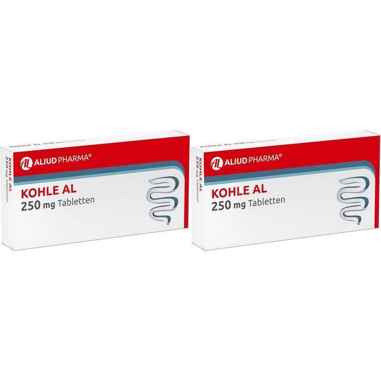 Kohle AL 250 mg Tabletten bei Durchfall 2x20 St - Shop Apotheke