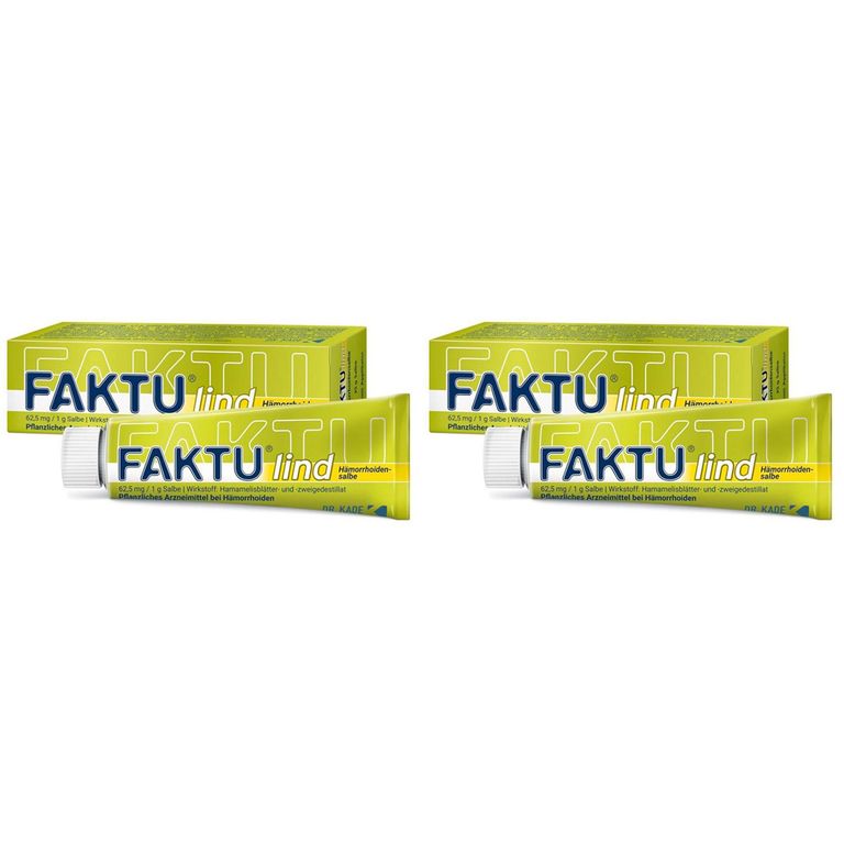 FAKTU lind Hämorrhoidensalbe 2x50 g - Shop Apotheke