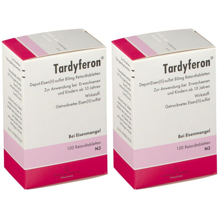 Tardyferon® Depot-Eisen(II)-sulfat 2x100 St - Shop Apotheke