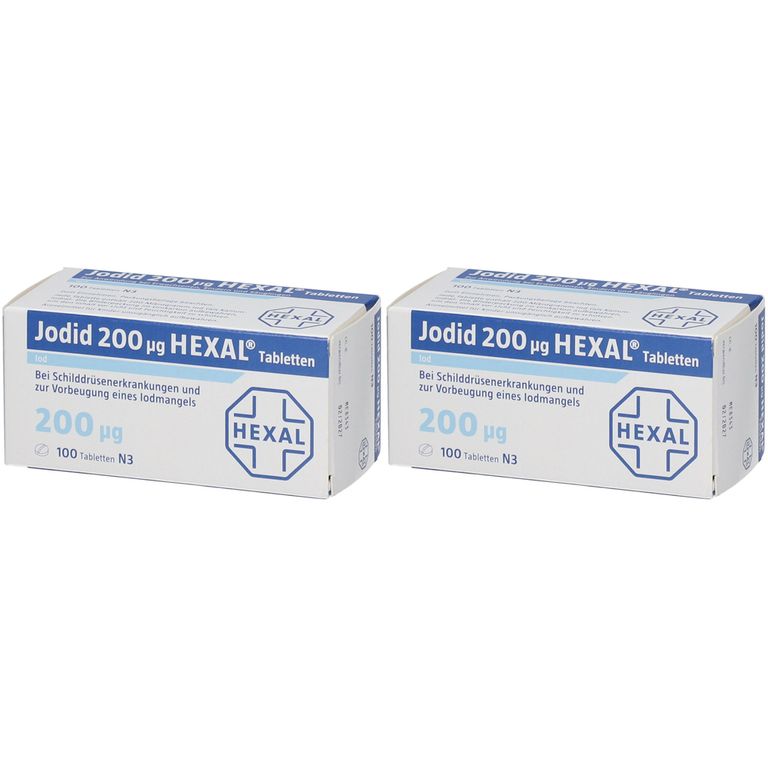 Jodid 200 µg HEXAL® 2x100 St - Shop Apotheke