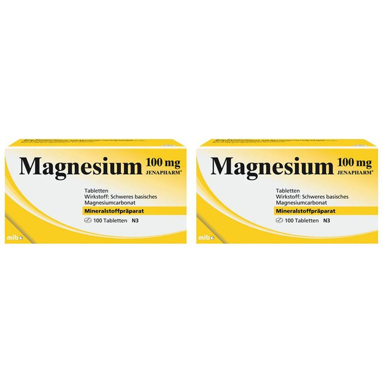 Magnesium 100 mg JENAPHARM® 2x100 St - Shop Apotheke