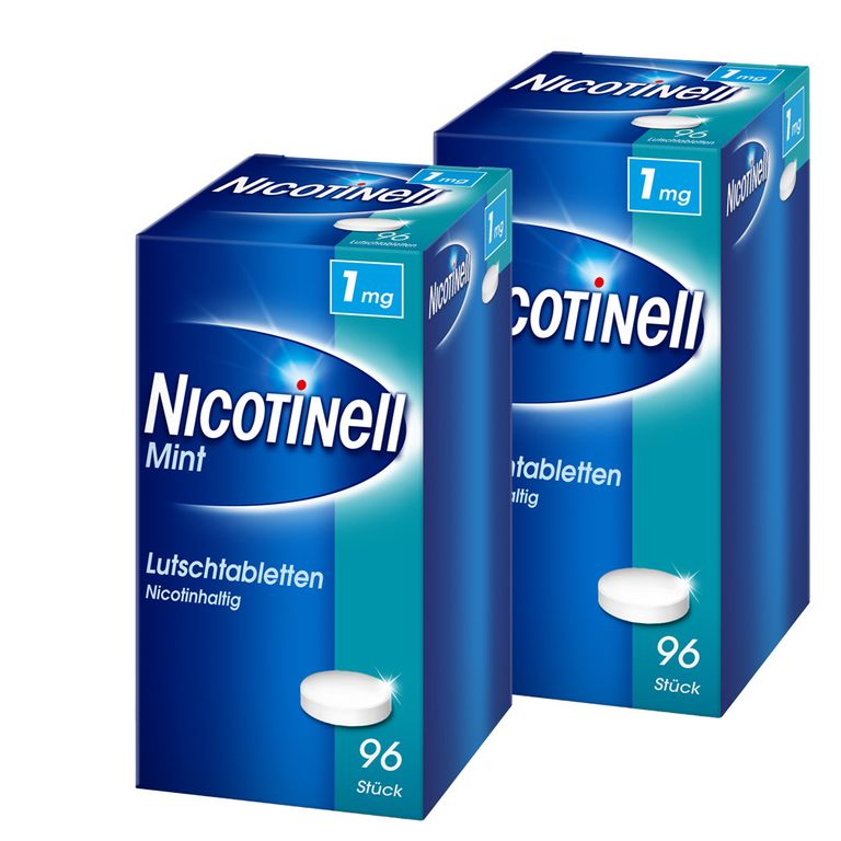 Nicotinell® 1 mg Lutschtabletten 2x96 St - Shop Apotheke