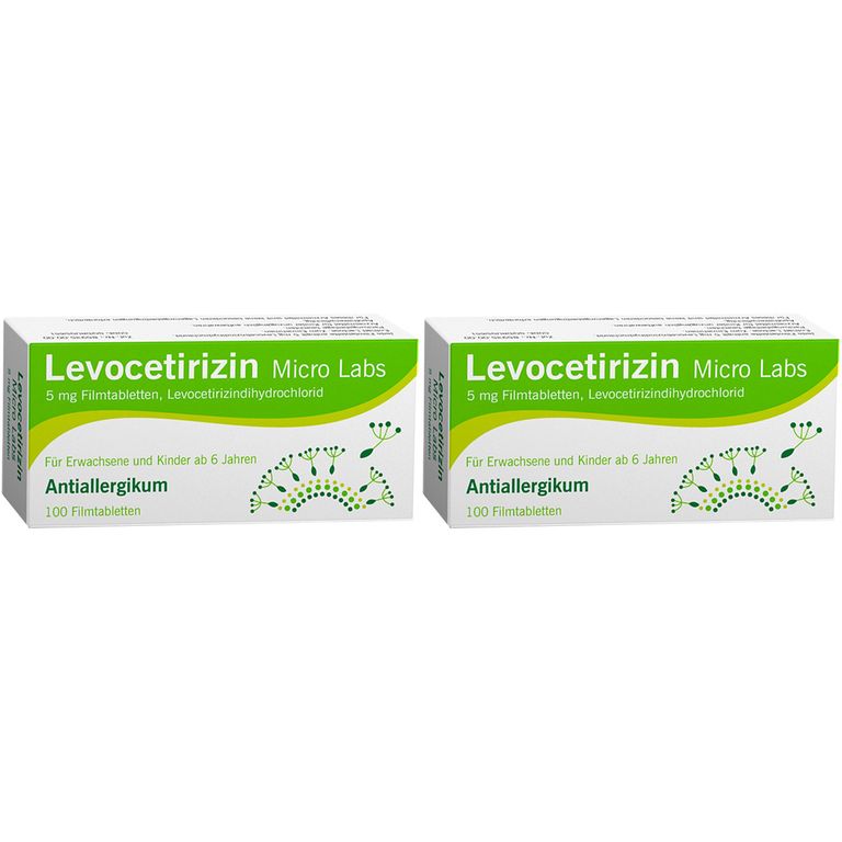 Levocetirizin Micro Labs 5 mg 2x100 St - Shop Apotheke