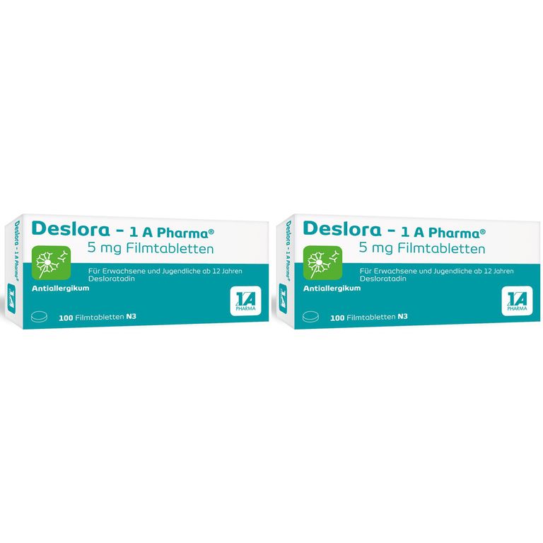 Deslora - 1 A Pharma® 2x100 St - Shop Apotheke