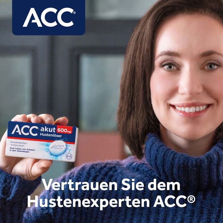 ACC® akut 600 mg bei Husten - Schleimlöser bei Husten, 1 Brausetablette ...