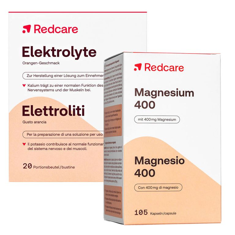 Redcare Elektrolyte + Redcare Magnesium 400 105+20 St - Shop Apotheke