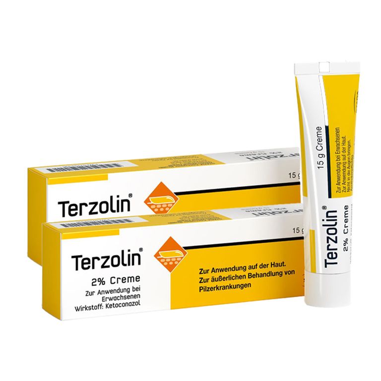 Terzolin® 2% Creme: pilzabtötendes Arzneimittel bei seborrhoischer ...