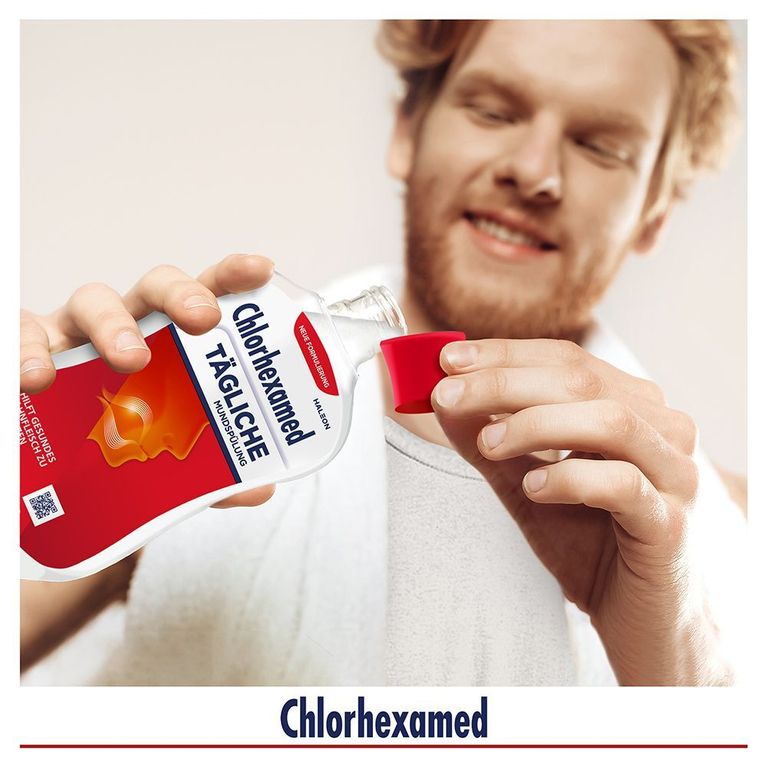 Chlorhexamed Tägliche Mundspülung mit Chlorhexidin (0,06 %) 2x500 ml ...