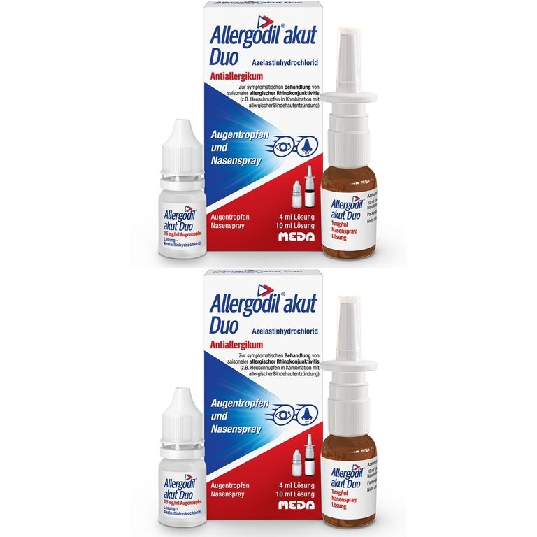 Allergodil® akut Duo: Allergie Kombipack mit Nasenspray (10 ml) und ...