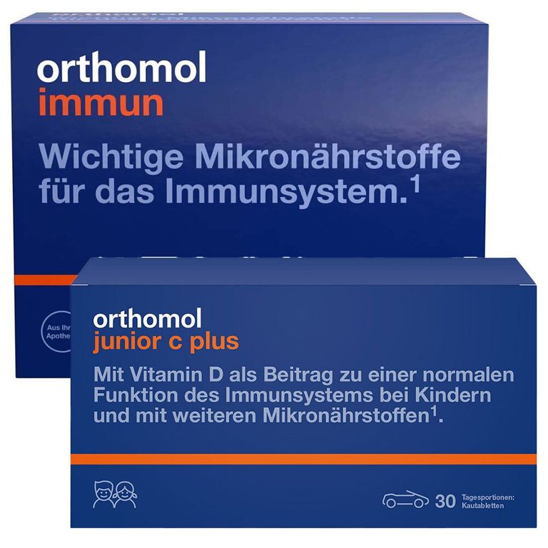 Orthomol Immun + Orthomol junior C plus 1 St - Shop Apotheke