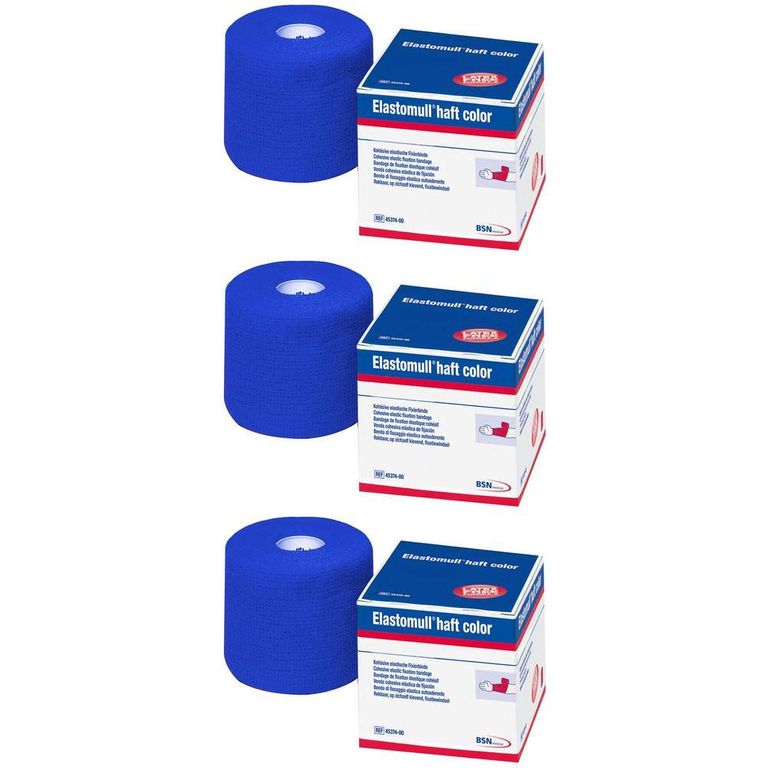 Elastomull® haft color 10 cm x 20 m blau 3x1 St - Shop Apotheke