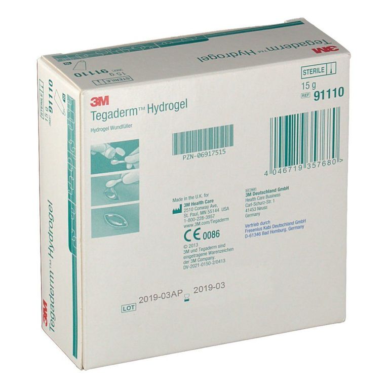Tegaderm Hydrogel 3x10x15 g - Shop Apotheke