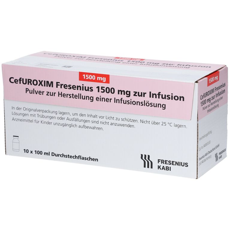 CefUROXIM Fresenius 1500 mg 10 St mit dem E-Rezept kaufen - Shop Apotheke