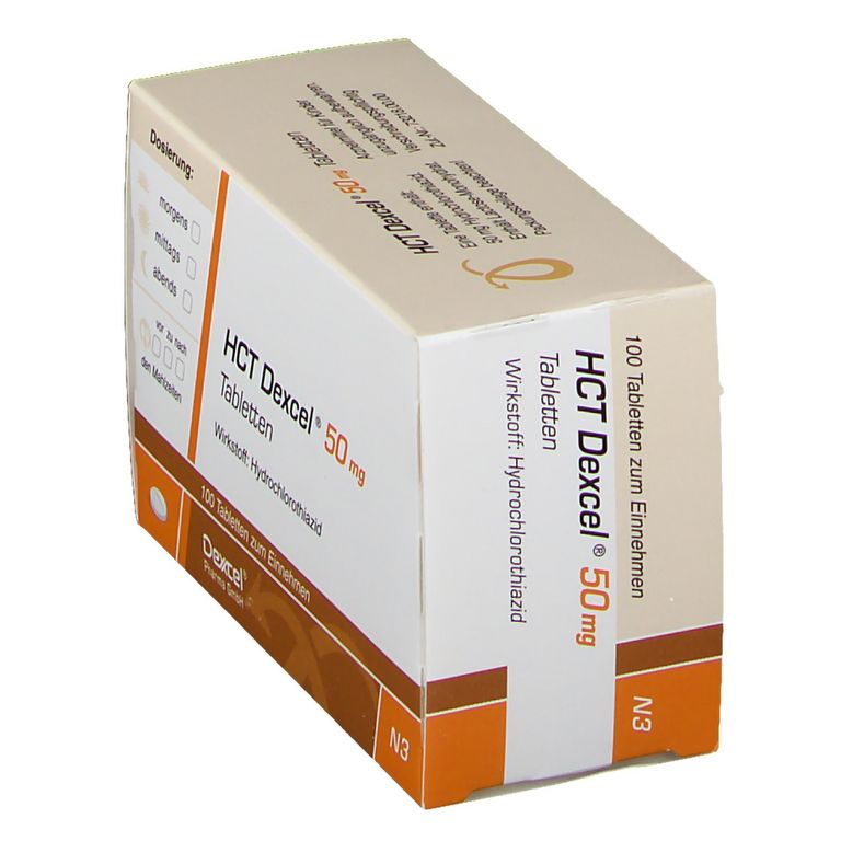 HCT Dexcel® 50 mg 100 St mit dem E-Rezept kaufen - Shop Apotheke