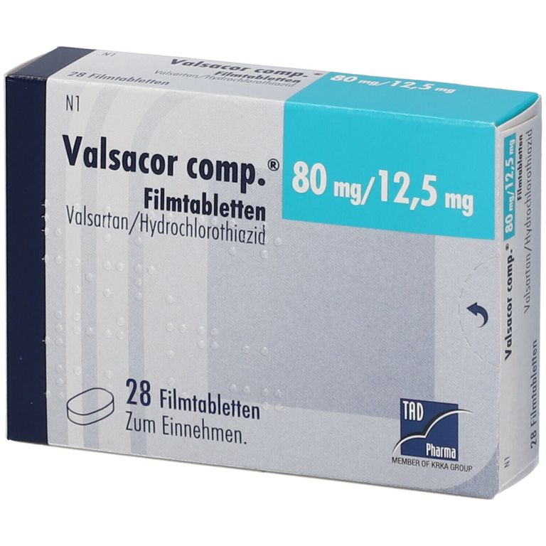 Valsacor comp.® 80 mg/12,5 mg 28 St mit dem E-Rezept kaufen - Shop Apotheke