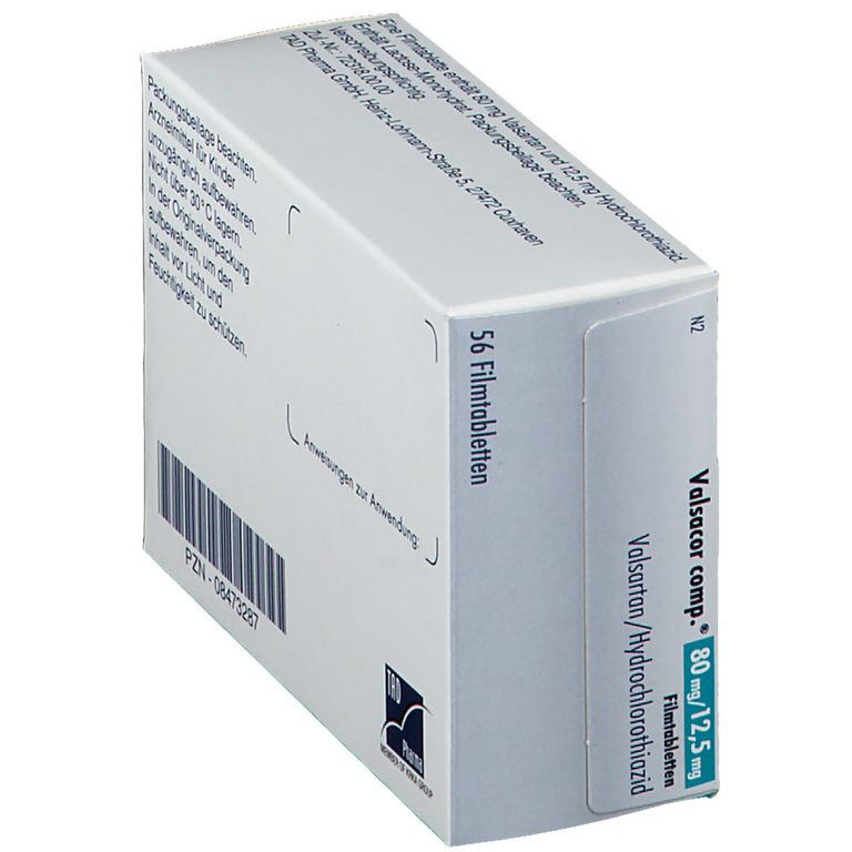 Valsacor comp.® 80 mg/12,5 mg 56 St mit dem E-Rezept kaufen - Shop Apotheke
