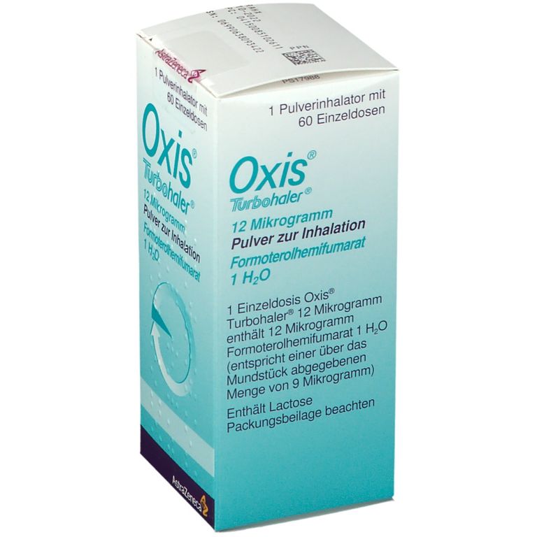 Oxis® Turbohaler 12 µg 60 1 St mit dem E-Rezept kaufen - Shop Apotheke