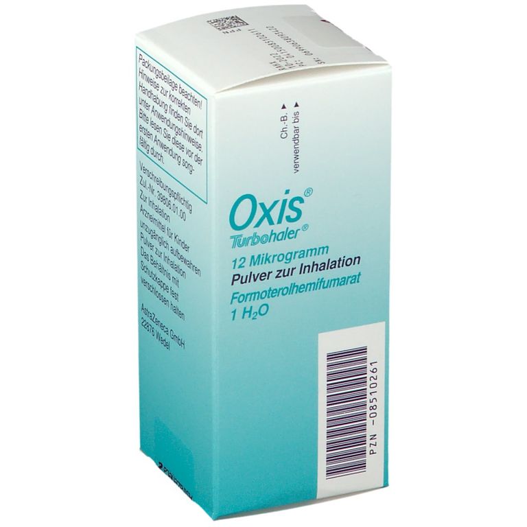 Oxis® Turbohaler 12 µg 60 1 St mit dem E-Rezept kaufen - Shop Apotheke