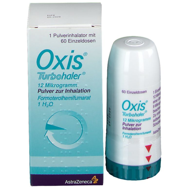 Oxis® Turbohaler 12 µg 60 1 St mit dem E-Rezept kaufen - Shop Apotheke