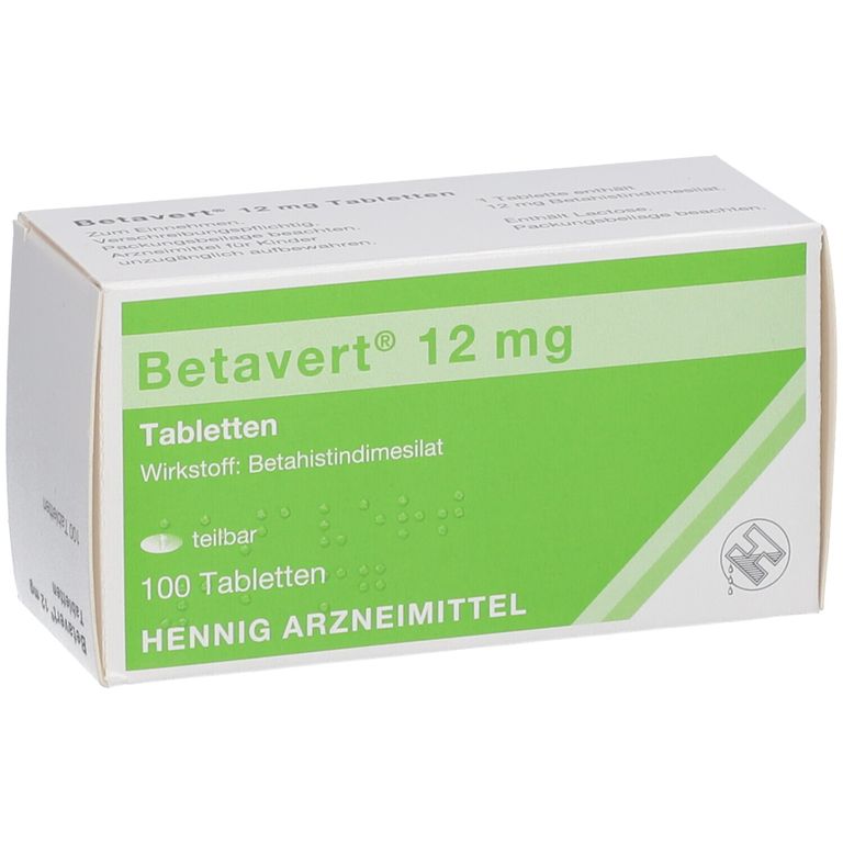 Betavert® 12 mg 100 St mit dem E-Rezept kaufen - Shop Apotheke