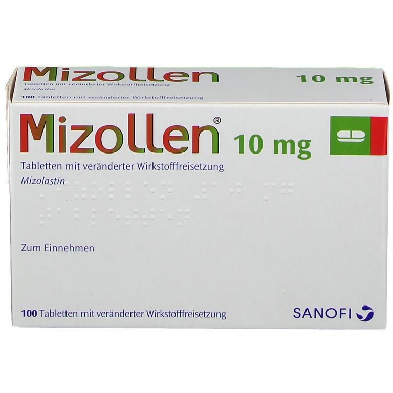 Mizollen 10 mg | Tabletten gegen allergische Symptome 100 St mit dem E ...