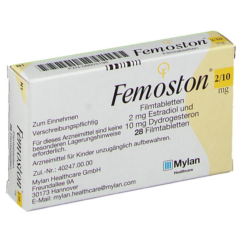 Femoston® 2/10 mg 28 St mit dem E-Rezept kaufen - Shop Apotheke