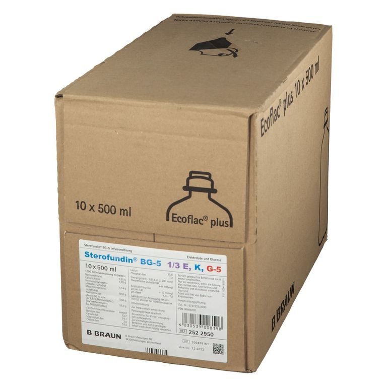 Sterofundin® BG-5 10x500 ml mit dem E-Rezept kaufen - Shop Apotheke