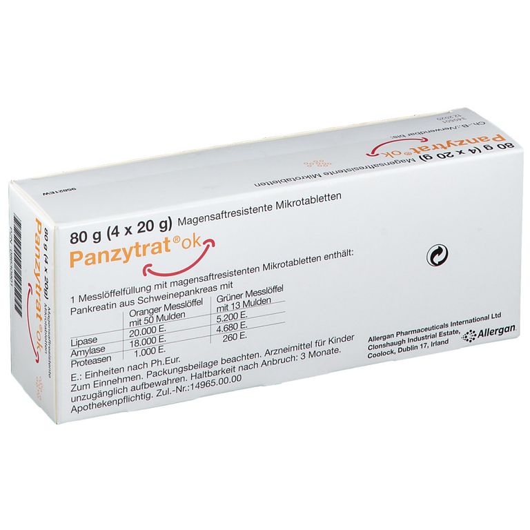 Panzytrat Ok Microtabletten magensaftresistent 80 g - Shop Apotheke