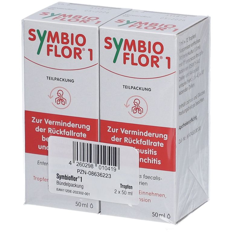 Symbioflor® 1 Probiotika für die Bronchien und Atemwege 2x50 ml - Shop ...