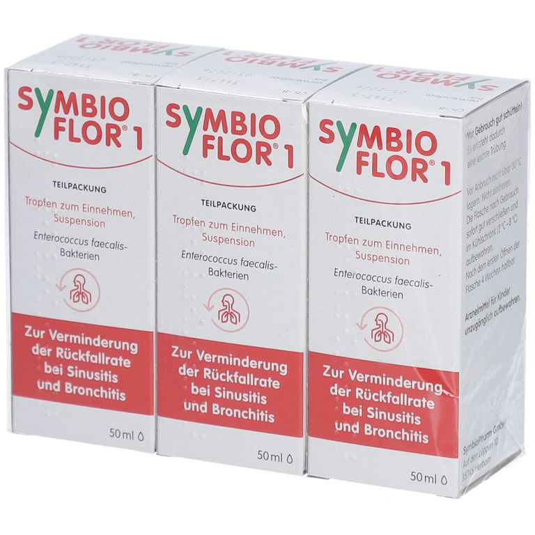 Symbioflor® 1 Probiotika für die Bronchien und Atemwege 3x50 ml - Shop ...