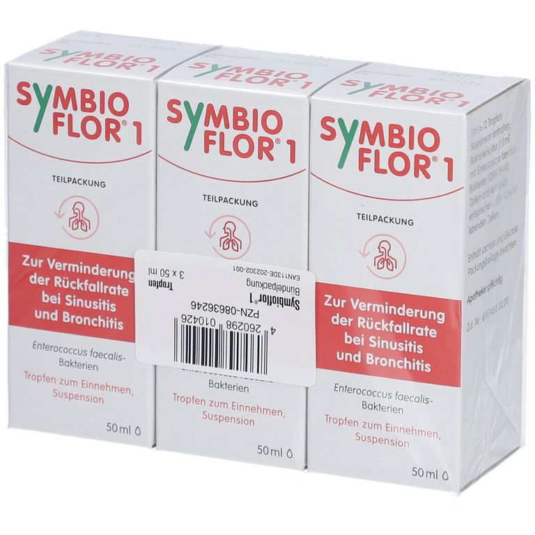 Symbioflor® 1 Probiotika für die Bronchien und Atemwege 3x50 ml - Shop ...