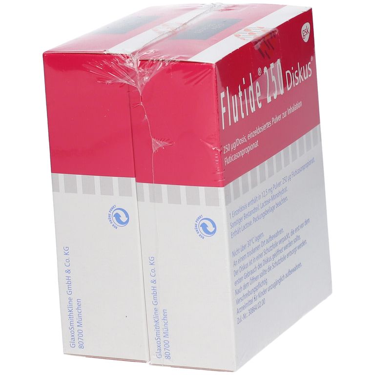 Flutide® 250 Diskus® 2x60 St mit dem E-Rezept kaufen - Shop Apotheke