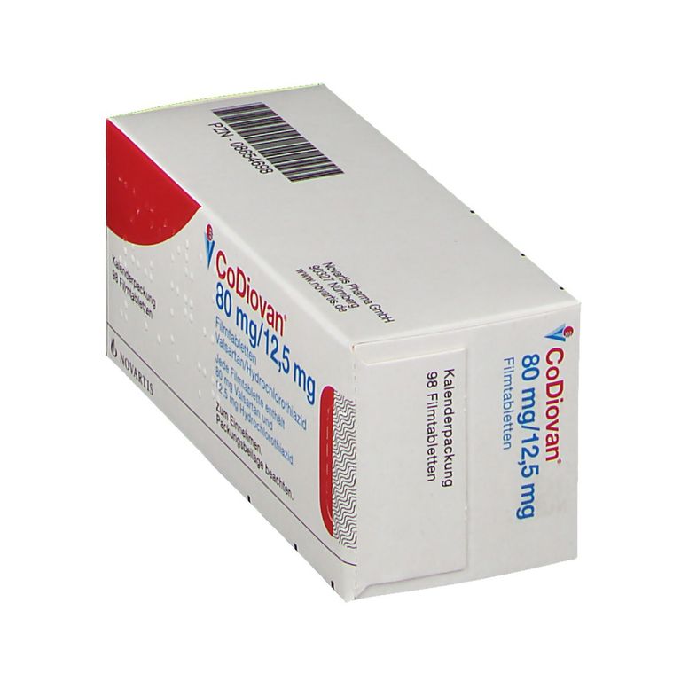 CoDiovan® 80 mg/12,5 mg 98 St mit dem E-Rezept kaufen - Shop Apotheke