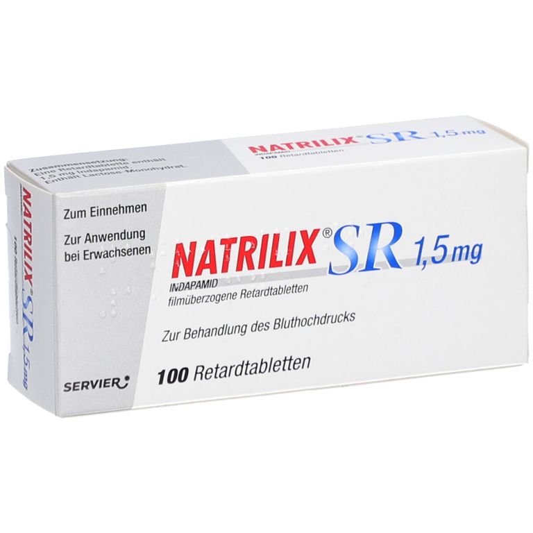 NATRILIX® SR 1,5 mg 100 St mit dem E-Rezept kaufen - Shop Apotheke