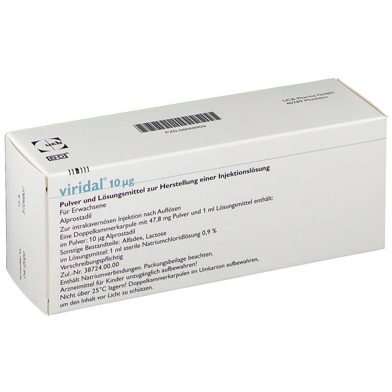 Viridal 10 mcg Starter Set Applik.+ 2 Karpulen 1 St mit dem E-Rezept ...