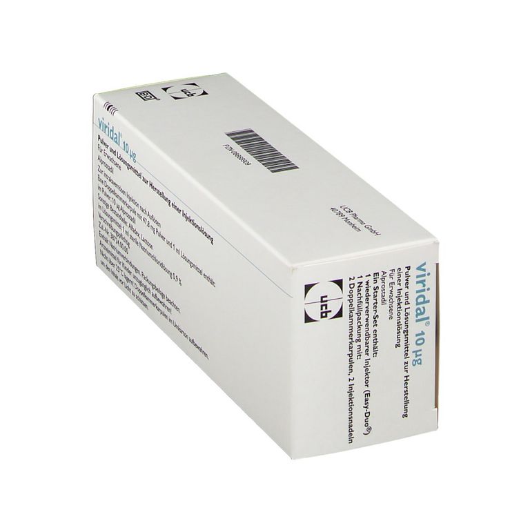 Viridal 10 mcg Starter Set Applik.+ 2 Karpulen 1 St mit dem E-Rezept ...