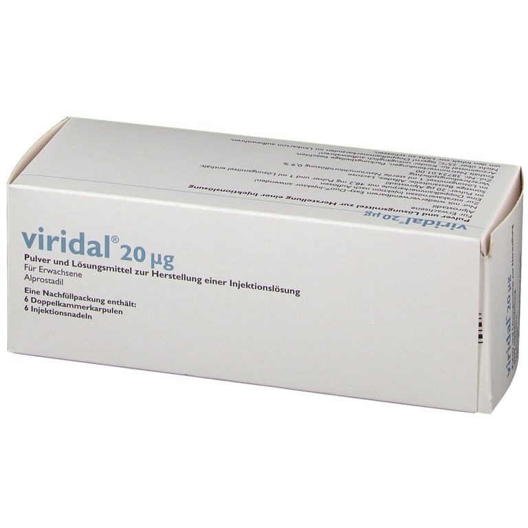 Viridal 20 mcg Karpulen Tr.Subst.m.Lsg.M 6 St mit dem E-Rezept kaufen ...