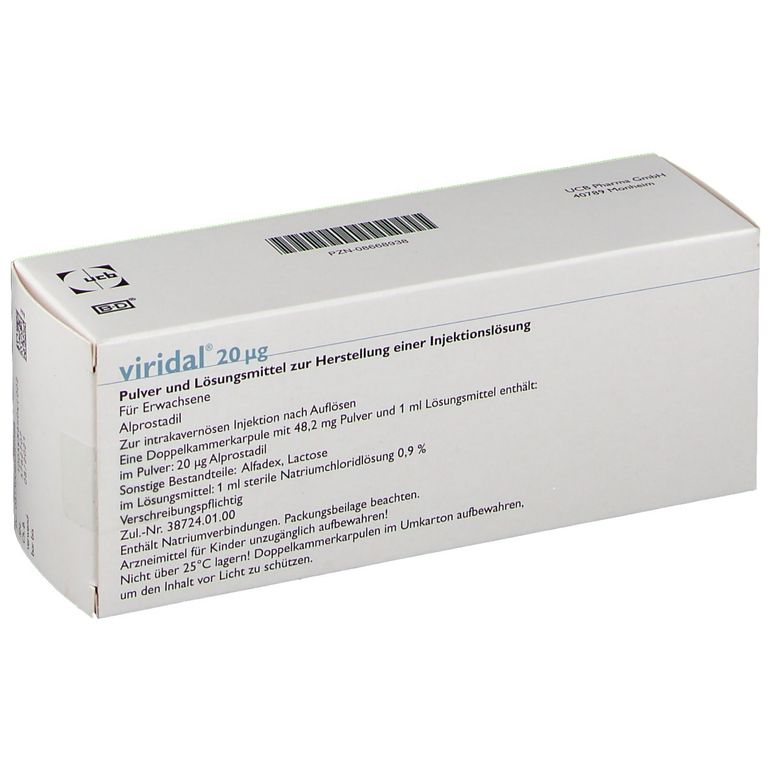 Viridal 20 mcg Starter Set Applik.+ 2 Karpulen 1 St mit dem E-Rezept ...