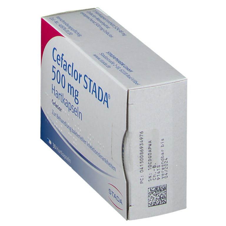 Cefaclor STADA® 500 mg 30 St mit dem E-Rezept kaufen - Shop Apotheke