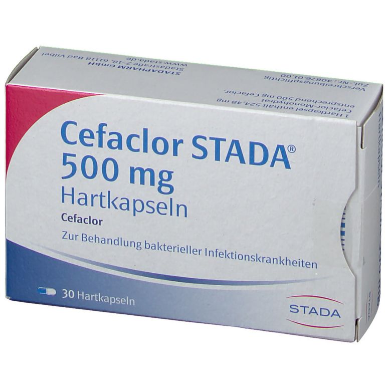 Cefaclor STADA® 500 mg 30 St mit dem E-Rezept kaufen - Shop Apotheke