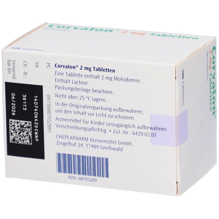 Corvaton® 2 mg 100 St mit dem E-Rezept kaufen - Shop Apotheke