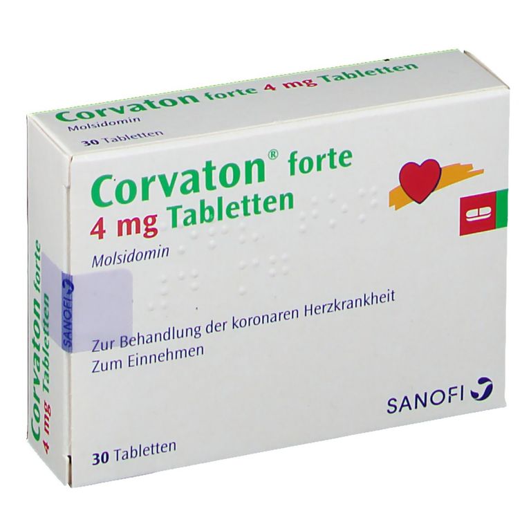Corvaton® forte 4 mg 30 St mit dem E-Rezept kaufen - Shop Apotheke
