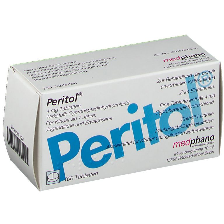 Peritol® 4 mg 100 St mit dem E-Rezept kaufen - Shop Apotheke